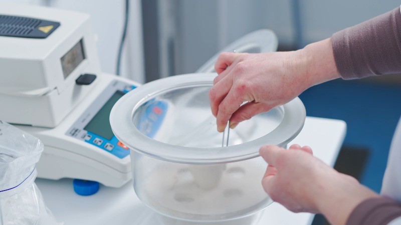 Laboratory, Quality Control, Starch, Hands by Oleh Ibrahimov – Stock ...