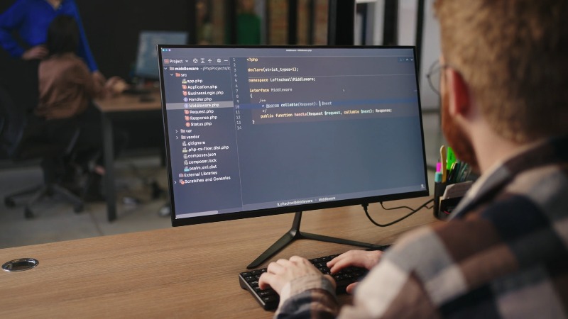 Working, Programming, Computer, Desk by Evgenii Petrunin – Stock ...