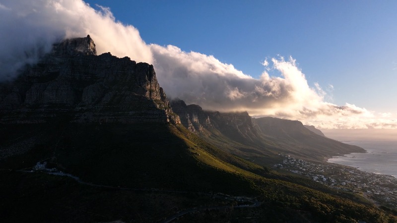 Cape Town, Mountains, Cliffs, Cloudscape by Edwin Haighton – Stock ...