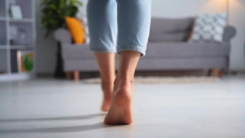 Feet, Tiptoe, Couch, Living Room by Oleksandr Ostapchuk – Stock Footage ...