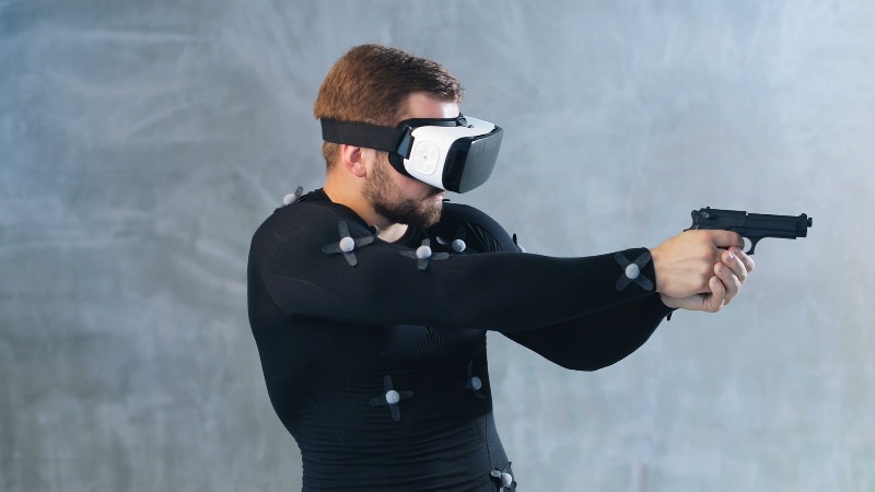 Man, Motion Capture, Suit, Virtual Reality by Oleh Ibrahimov – Stock ...