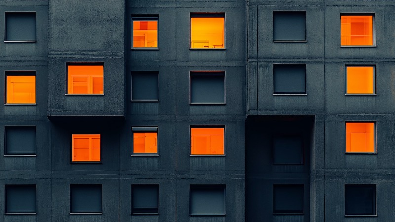 Dark, Bulding, Lights, Stop Motion by Toma Gerzha – Stock Footage | Artlist