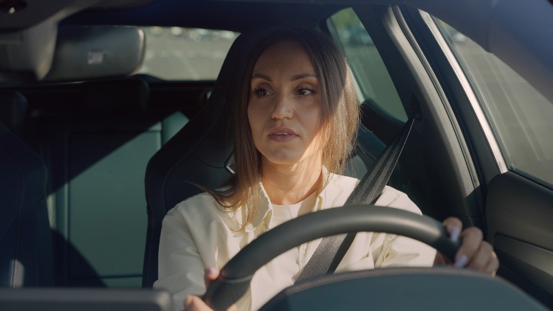 Steering Wheel, Driving, Car, Woman by Raven production – Stock Footage ...