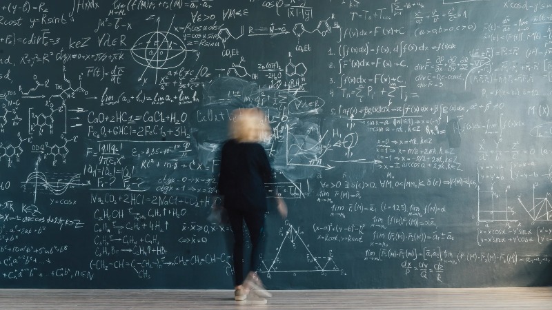 Woman, Math, Professor, Equations by VITALY GARIEV – Stock Footage ...