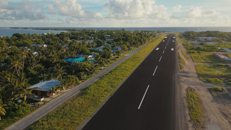 Airport, Runway, Tuvalu, Island by Josh Guvi – Stock Footage | Artlist