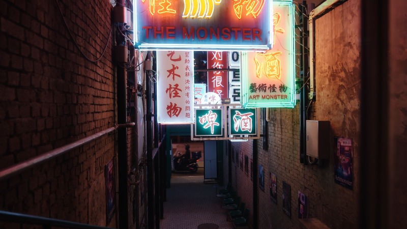 Neon Signs, Street, Seoul, Korea by Oprea Maxim – Stock Footage | Artlist