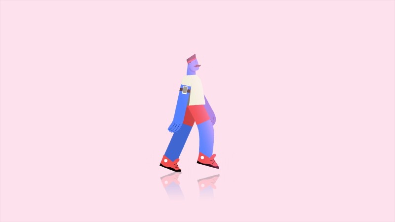 Character, Walking, Loop, Motion Graphics by Motion Library – Stock ...
